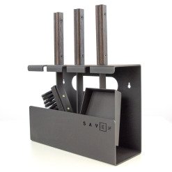 Fireplace tools set SAVEN Set 1 S black