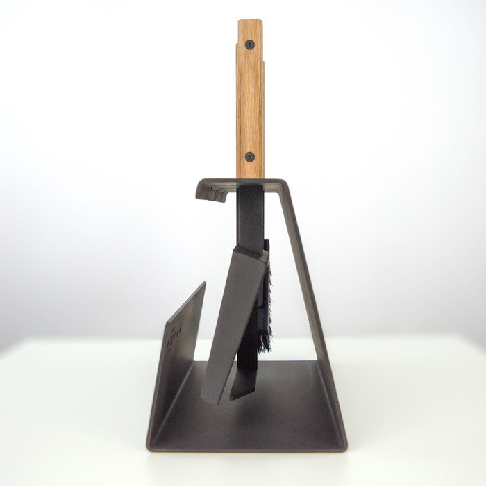Fireplace tools set SAVEN Set 2 S white
