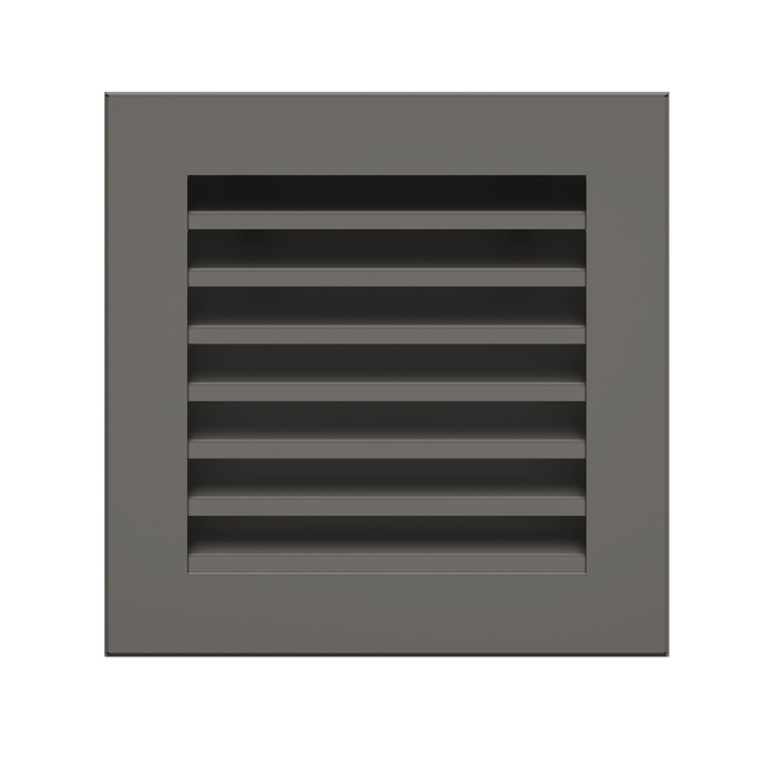 Fireplace ventilation grille SAVEN Hide 17х17 graphite
